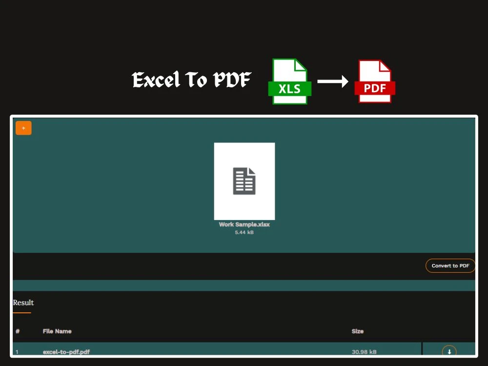 Easily Convert Excel to PDF | Excel to PDF Converter