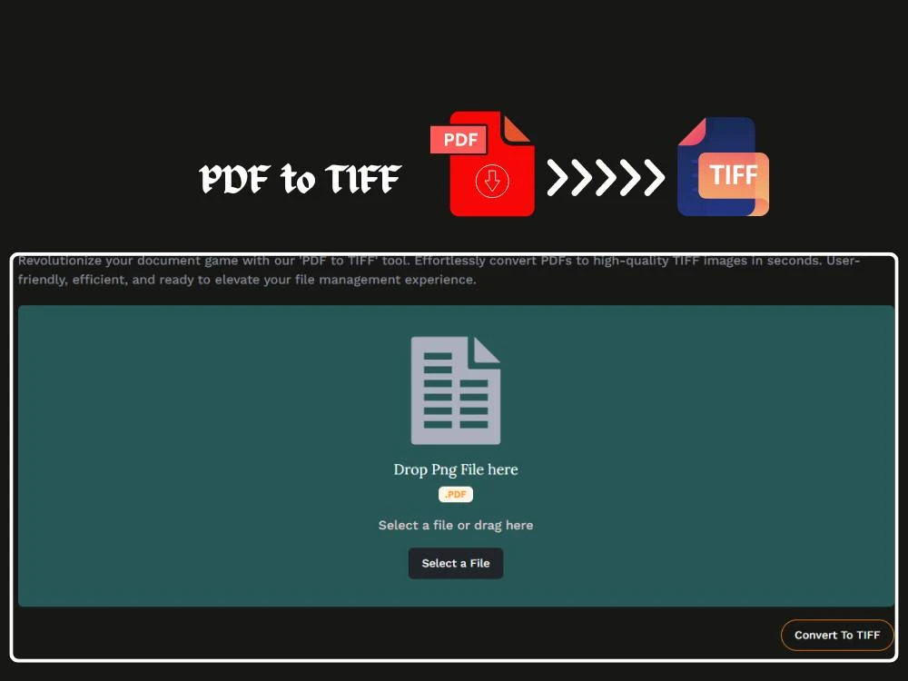 Quickly Convert PDF to TIFF | Smart Tools AI