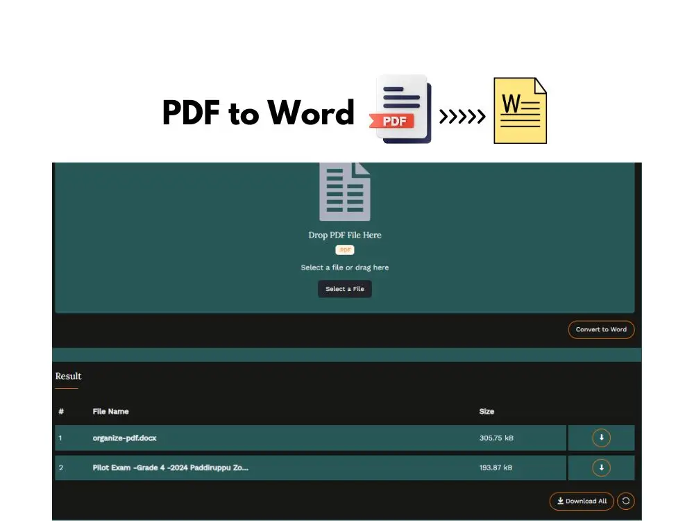 PDF to Word Converter - Free, Fast, and Easy-to-Use Tool
