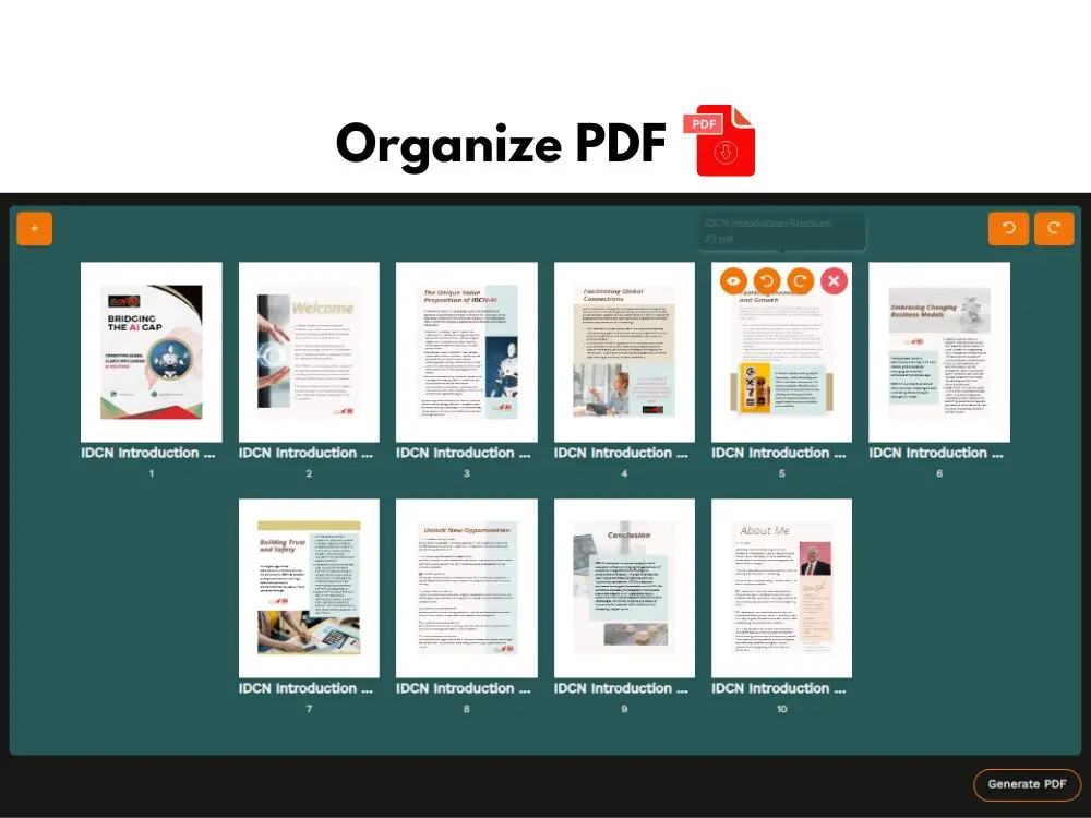 Organize PDF: Rearrange and Customize Your PDF Files