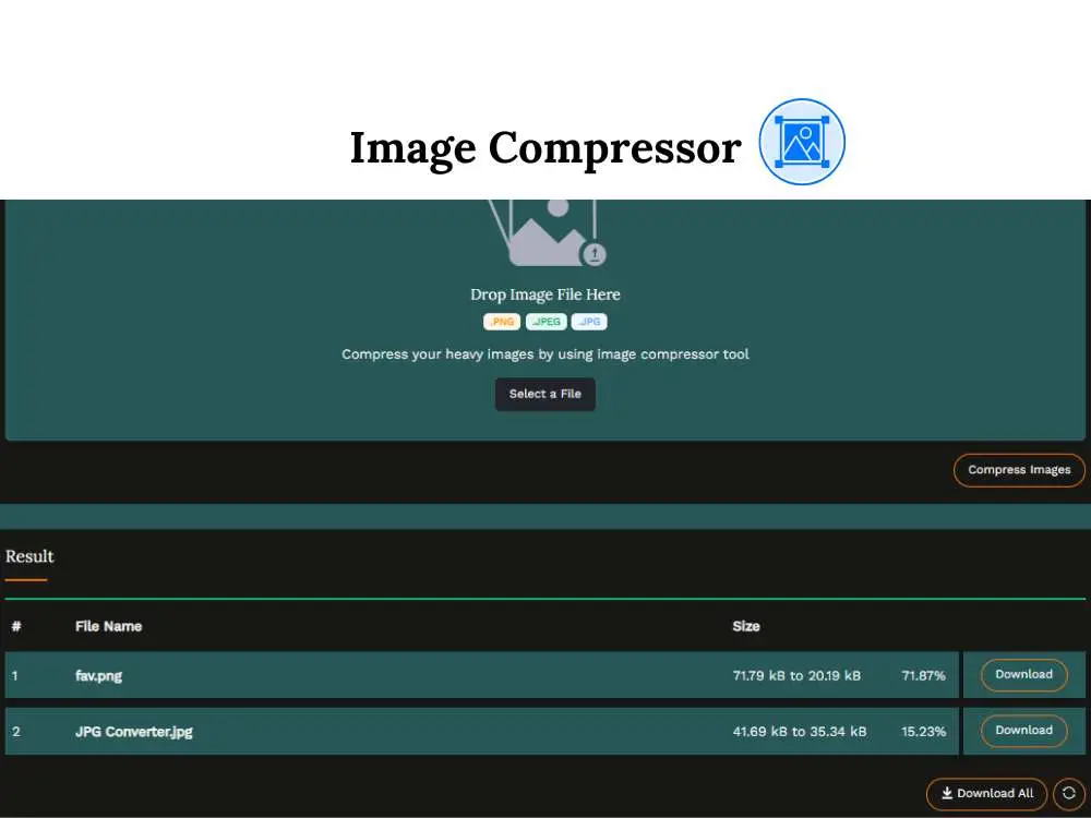 Image Compressor | Optimize Image File Sizes