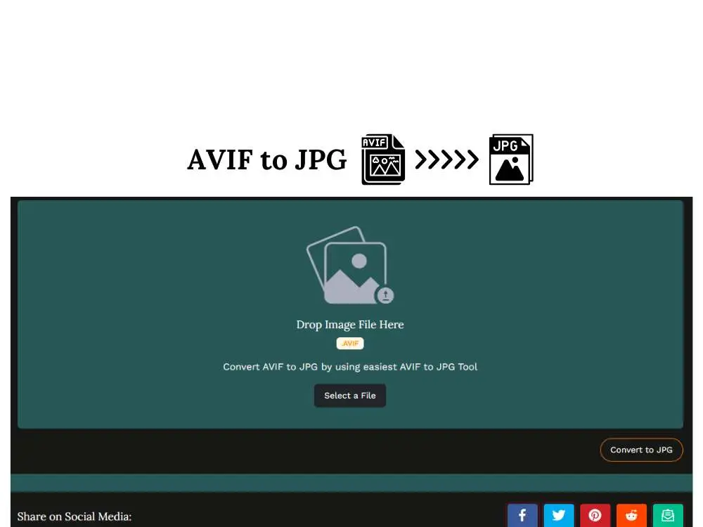 AVIF to JPG | Easily Convert AVIF to JPG