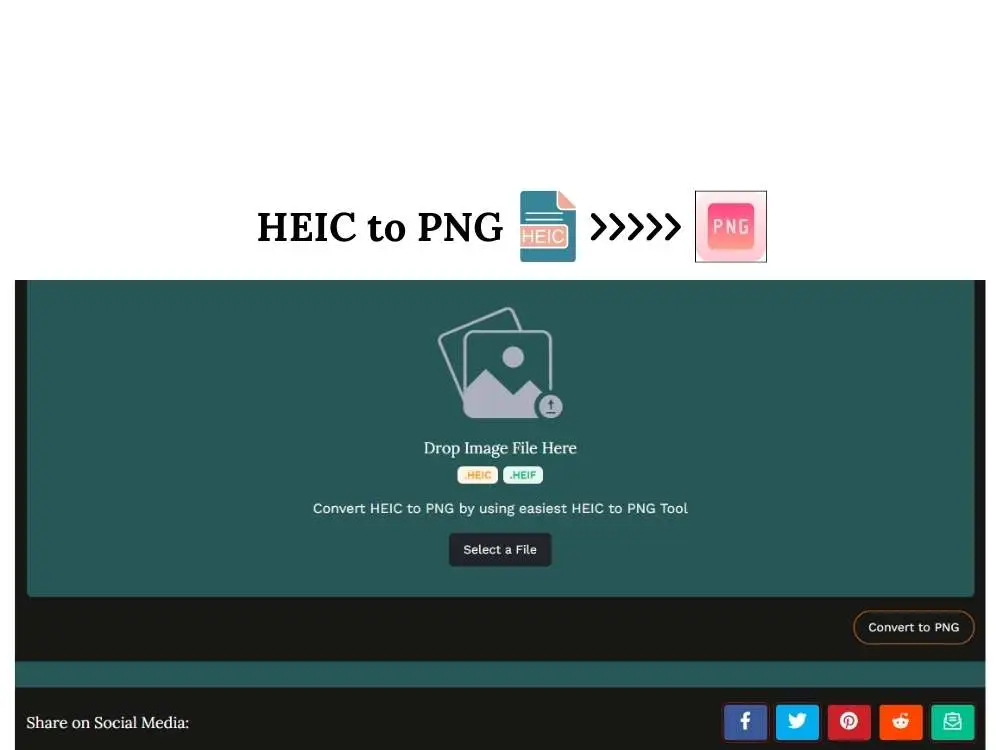 HEIC to PNG | Easily Convert HEIC to PNG