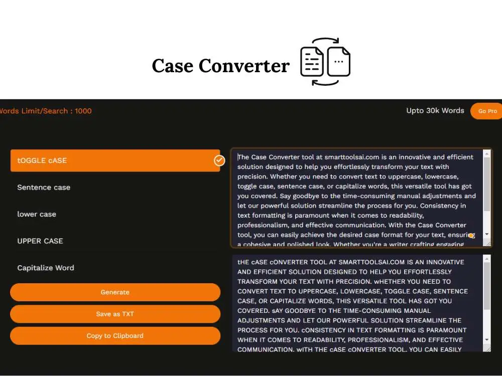 Case Converter | Uppercase, Lowercase, Title Case & More