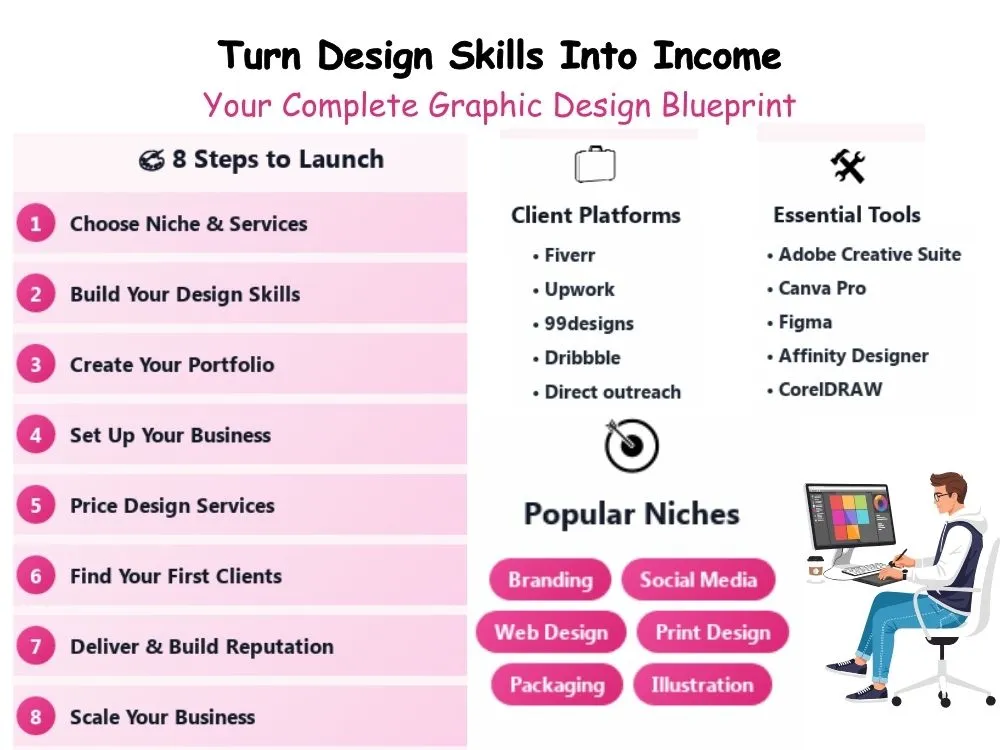 How to Start a Graphic Design Business (Step by Step Guide)